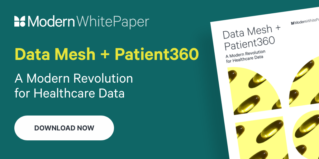 Data Mesh + Patient360: A Modern Revolution for Healthcare Data