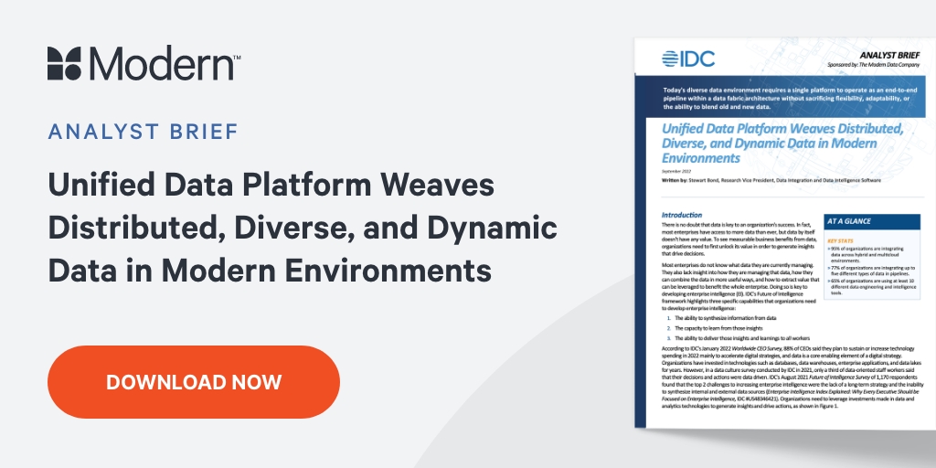 Unified Data Platform Weaves Distributed, Diverse, and Dynamic Data in ...